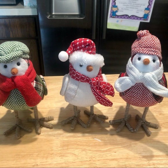 Holiday | Brand New In Packaging Trio Of Collectors Birds Like ...